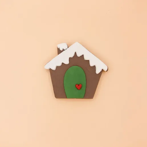 3D file Biscuit house - Cookie cutter 🏠 ・3D printing idea to download・Cults