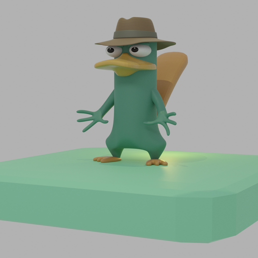 🦆 Perry the platypus・Free STL File for 3D printing・Cults