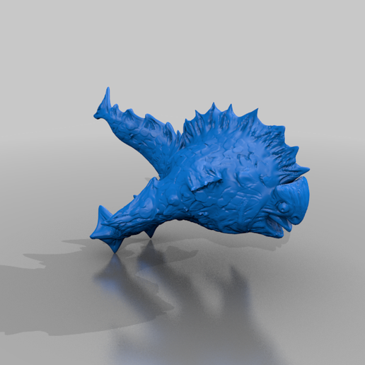 🐠 Fishman/Dagon DnD miniature・Free OBJ File for ・Cults