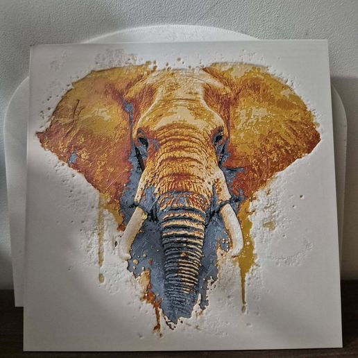 🐘 elephant hueforge・Free 3MF File for 3D printing・Cults