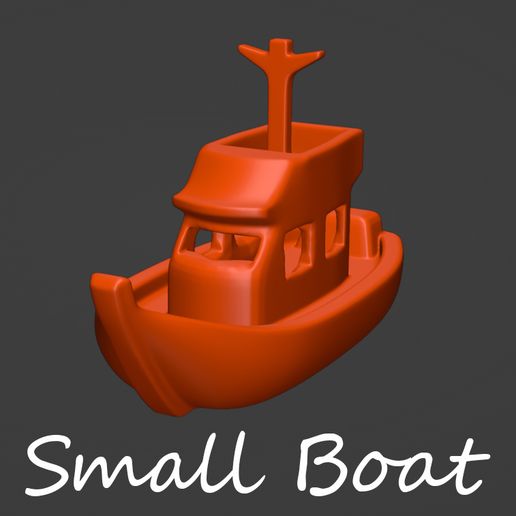 Free STL file Small Boat 🤏 ・3D print object to download・Cults