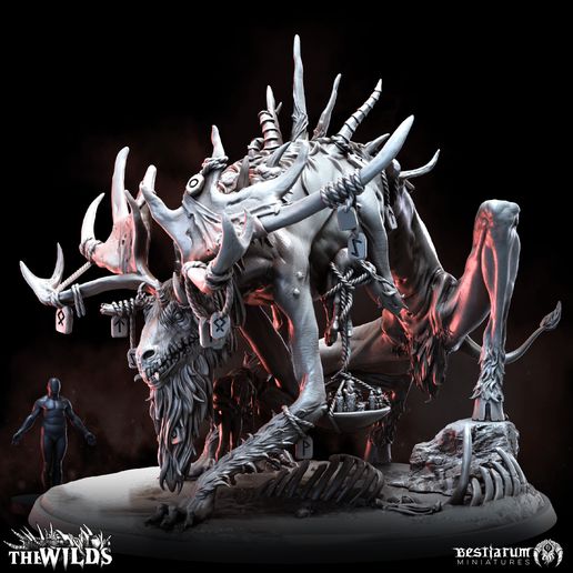 🎲 Nightmare Beast・ 3D File for 3D printing・Cults
