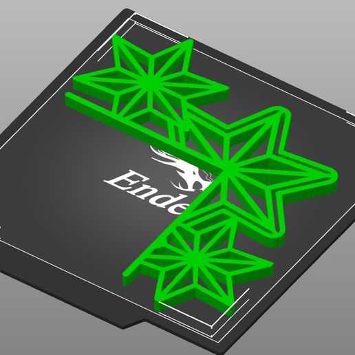 STL file door frame stars noel 🚪 ・3D print design to download・Cults