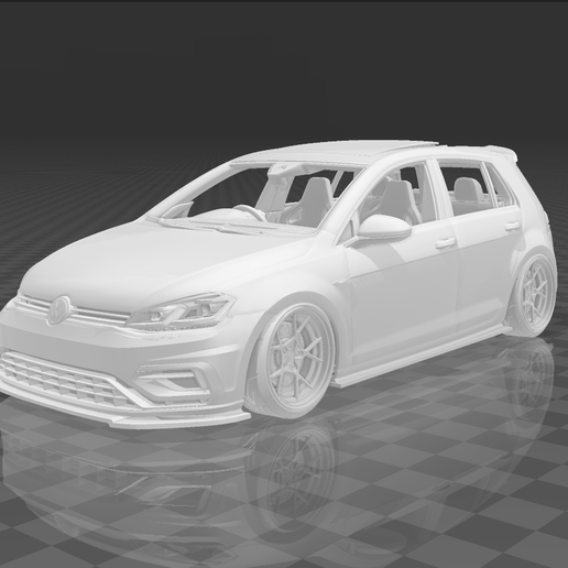 🏌️ Golf MK7.5 R Full-Kit・Arquivo STL para Impressão 3D・Cults