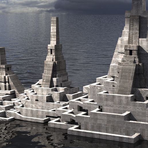 OBJ file Aztec Ritual Mazes 🏛️ ・3D printing template to download・Cults