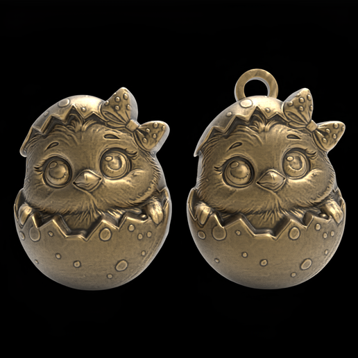 🐣 Easter Chick in Egg 3D Model - STL File for 3D Printing・ archivo STL para Impresión 3D y ...