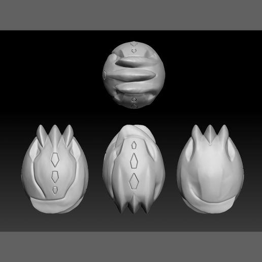 🐉 Pokemon Cocoon Of Destruction・ STL File for 3D printing・Cults