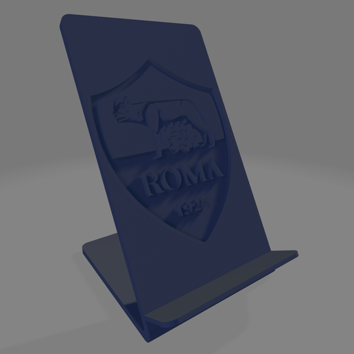 📞 AS Roma Phone Holder・ STL File for 3D printing・Cults