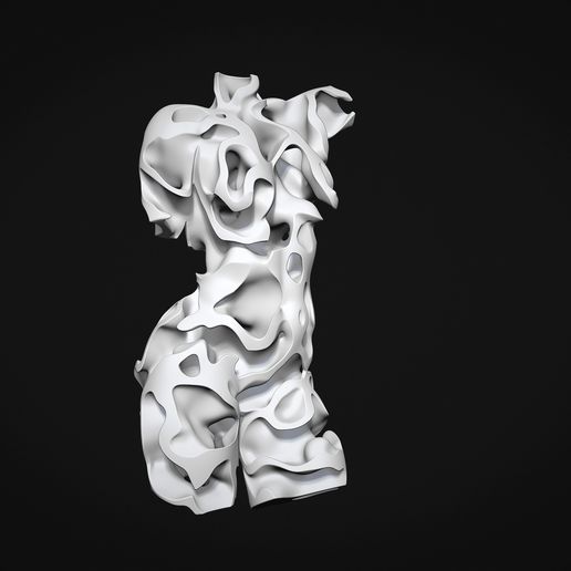 ♀️ Female Torso Art 3D print model・ STL File for 3D printing・Cults