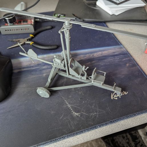 3D printable Minicopter - Rust • made with MK3s+・Cults