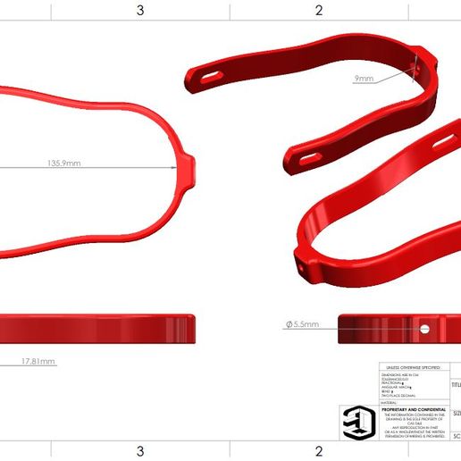 STL file Electric scooter mudguard bracket・3D printer model to download・Cults