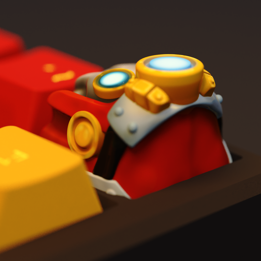 3D file Clockwerk Artisan Keycap 👾 ・3D printing template to download・Cults