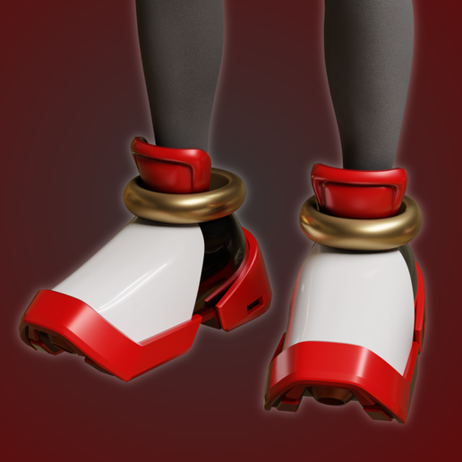 🦔 shadow the hedgehog Boots・ 3D File for 3D printing・Cults