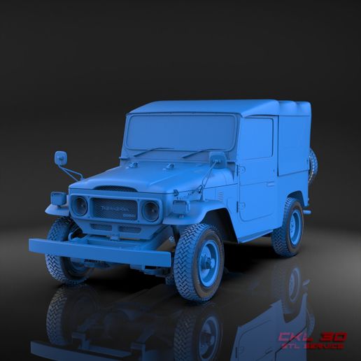 STL file Toyota Land Cruiser J40 CanvasTop 1979 STL PRINTABLE 🚗 ・3D ...