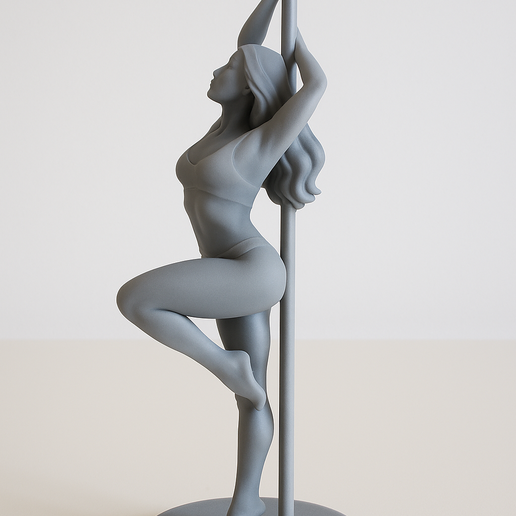 pole dance statue