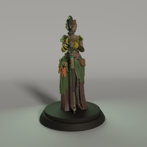 STL file Female Human Druid ♀️ (OBJ)・3D printable design to download・Cults