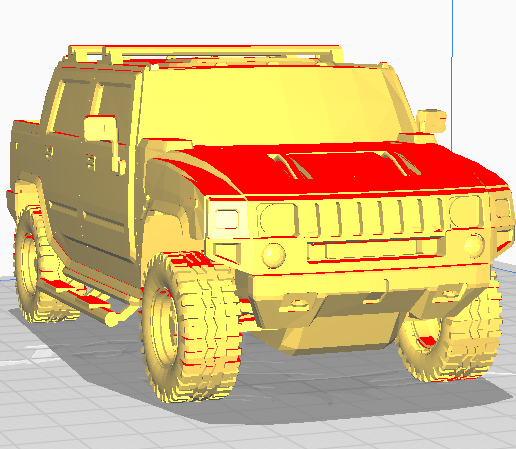 🚗 HUMMER H2・ STL File for ・Cults