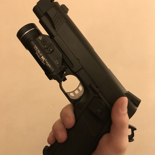 🪨 Single Port Compensator 1911 9mm・ STL File for 3D printing・Cults