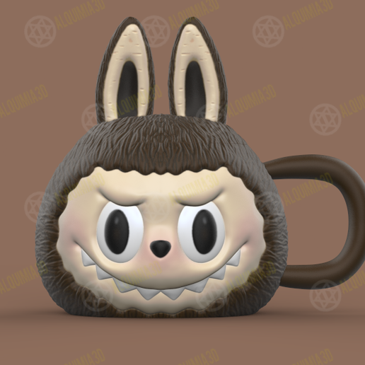 ☕ LABUBU CUP・ OBJ File for 3D printing・Cults