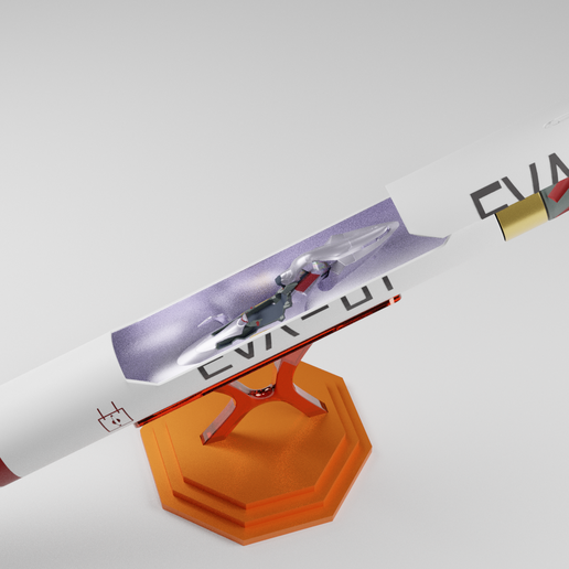 🔌 EVANGELION Entryplug with Unit-01 decals 3D print model・ STL File for ...