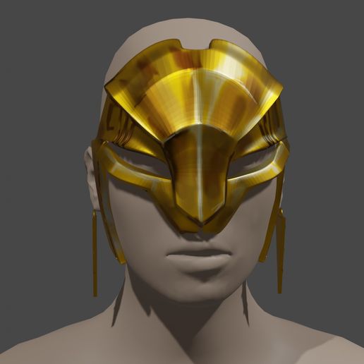 3D file Ambessa Arcane mask 🎮 ・3D printing design to download・Cults