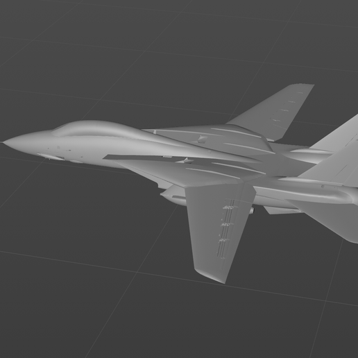 ️ US F-14A early version 3D model material・ OBJ File for 3D printing・Cults