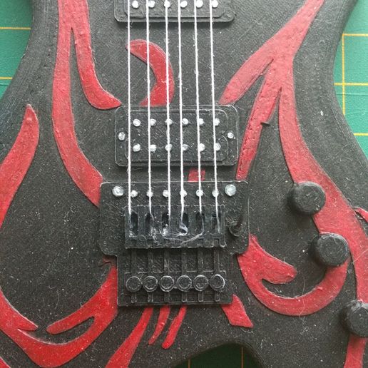🤑 Bc Rich Warlock mini Guitar model・Free STL File for 3D printing・Cults