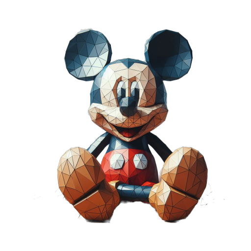 🐁 mickey mouse・Free OBJ File for 3D printing・Cults