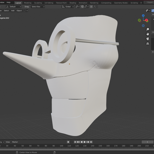 👄 Spamton mask with movable mouth・ STL File for ・Cults