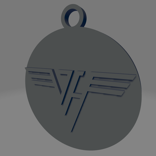 STL file Van Halen keychain 🚐 ・3D printing idea to download・Cults
