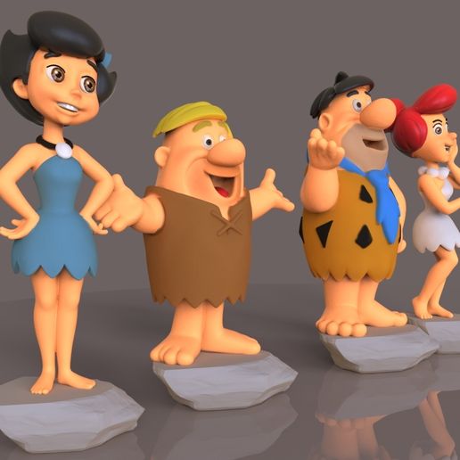 👾 The Flintstones・ STL File for 3D printing・Cults