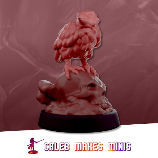🐦 Raven Familiar [PRE-SUPPORTED] | Followers & Familiars II・ 3D File ...