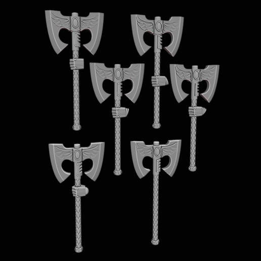 3D file SM Mastercrafter Power Axe (Presupported) 🪓 ・3D print design to ...