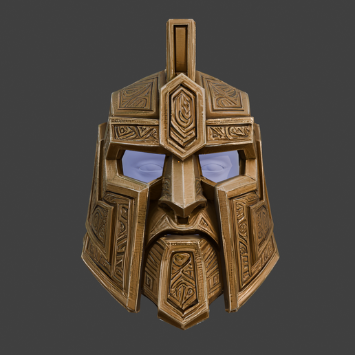 🎭 Dwarven Helm・ STL File for 3D printing・Cults