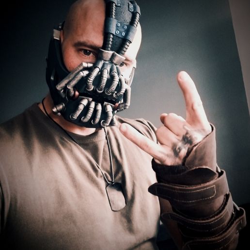 🦹 Bane Mask・ STL File for 3D printing・Cults