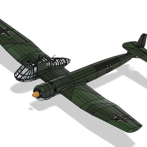 ⚡ BV-141B German Asymmetric WWII 970mm - CURA edition (L3D)・ STL File ...