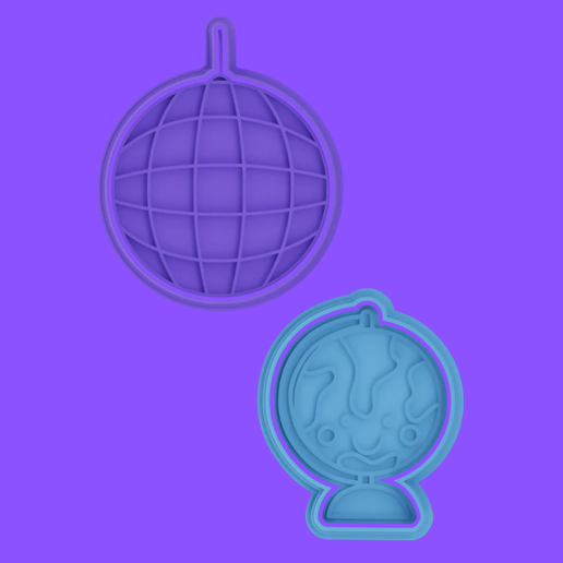 Archivo STL COOKIE CUTTER world map set of 2 🍪 ・Objeto imprimible en 3D ...