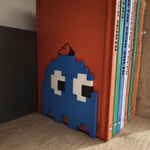 📚 PAC-MAN Phantom Bookends・Free STL File for 3D printing・Cults