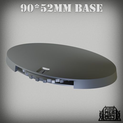 ⚔ Wound-counter base 90*52mm・ STL File for 3D printing・Cults