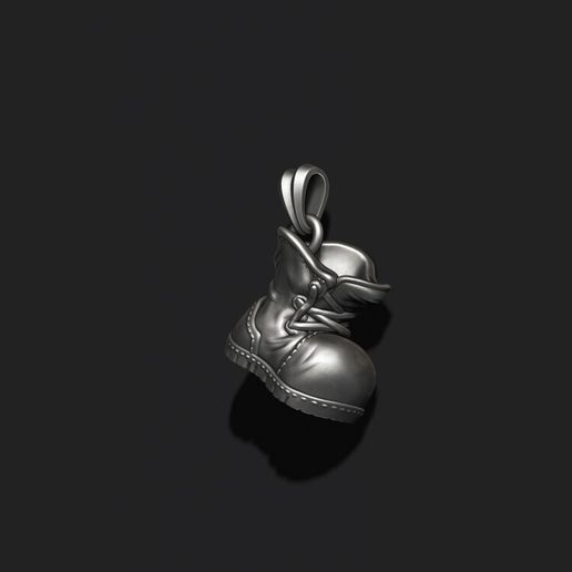 3D file Tiny Boot pendant 3D print model 👢 ・Model to download and 3D ...