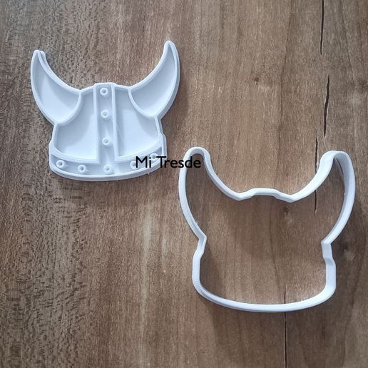 🪖 Viking cutting helmet and marker・ STL File for 3D printing・Cults
