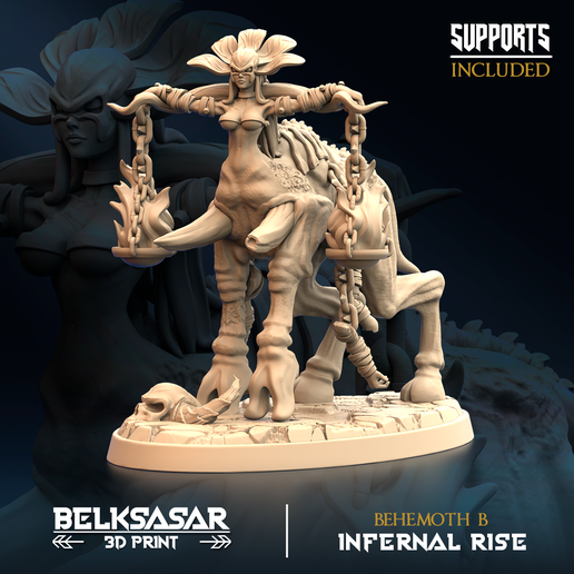 3D file Behemoth B 👩 ・3D printable model to download・Cults