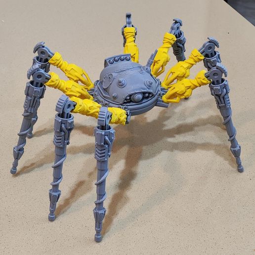 3D printed Factorio Spidertron・Cults