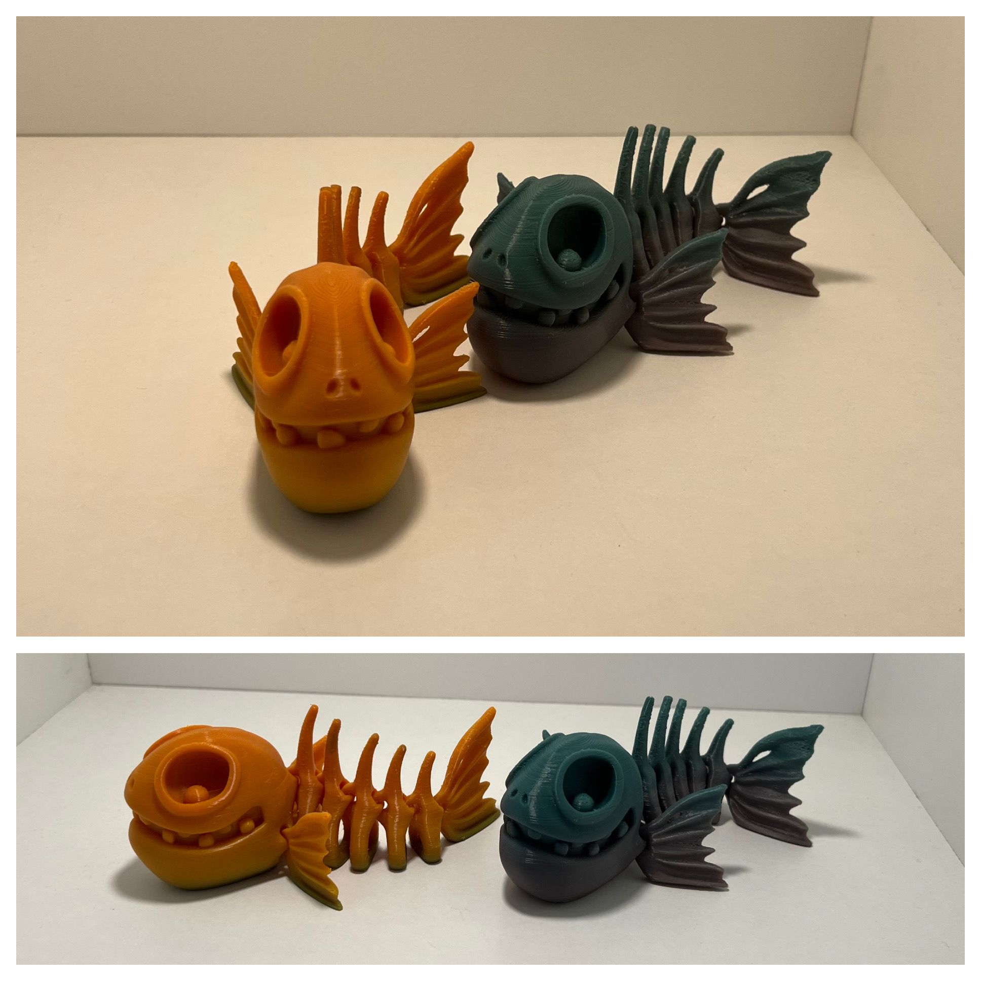 3D print Flexi Print-in-Place Fish • made with CREALITY ENDER 3 V2・Cults