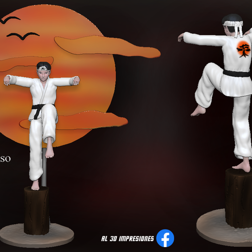 Fichier 3D Karaté Kid 🌆 ・Design pour impression 3D à télécharger・Cults