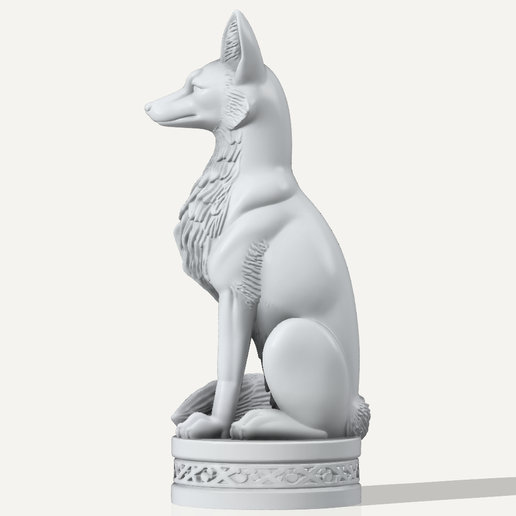 🦊 Marble Style Fox Sculpture - 3D Model for Printing・ STL File for 3D ...