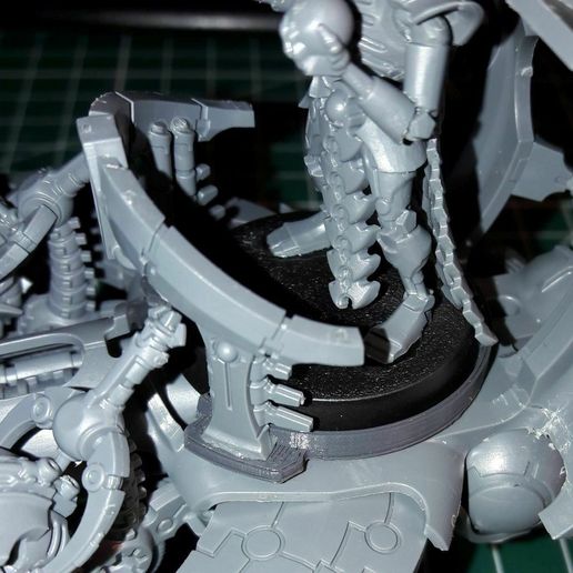 ⚔ Necron Command barge adapter・Free STL File for ・Cults