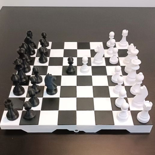 ♟️ Foldable chess board V2・ STL File for 3D printing・Cults