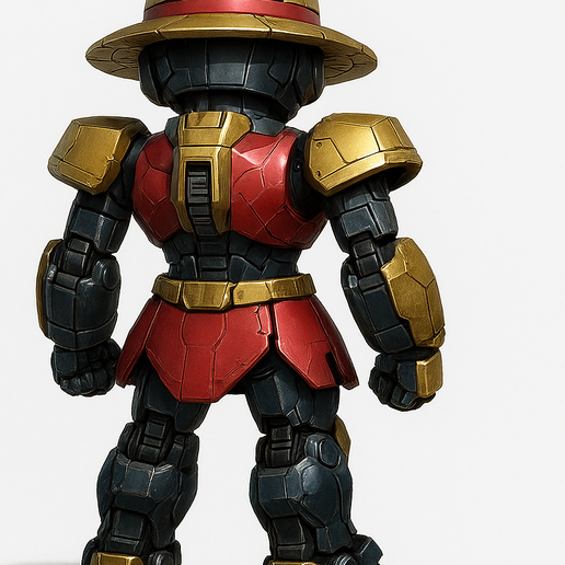 🐉 mecha luffy・ OBJ File for 3D printing・Cults
