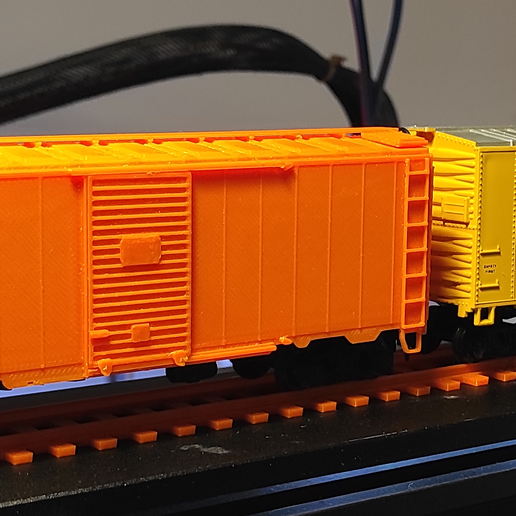 🚆 H0 (1:87) 40ft Boxcar・ 3D File for 3D printing・Cults